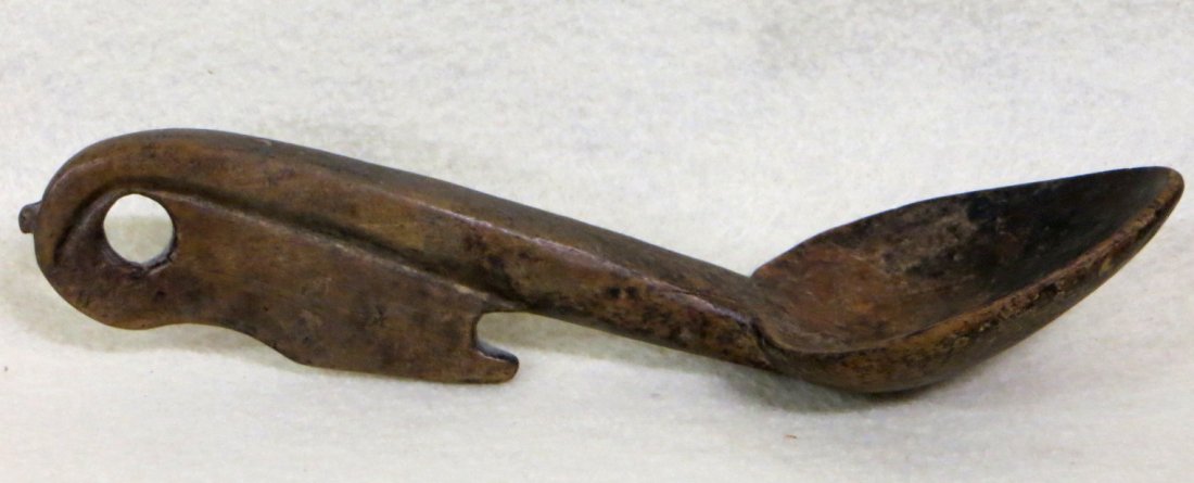 Hand carved Native American burl ladle with animal - Jan 04, 2014 ...