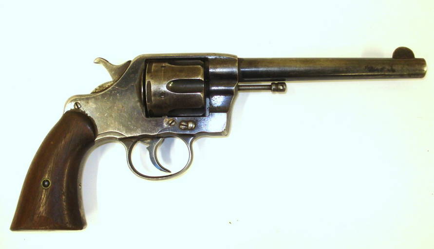 Us Military Colt 38 Da Revolver. Signed In Double Lines