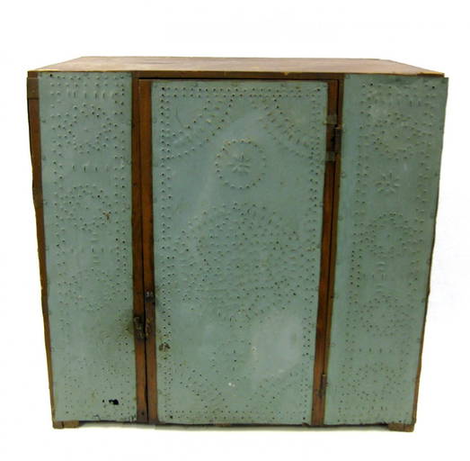 Hanging Pierced Tin Pie Safe Tin Panels In Original