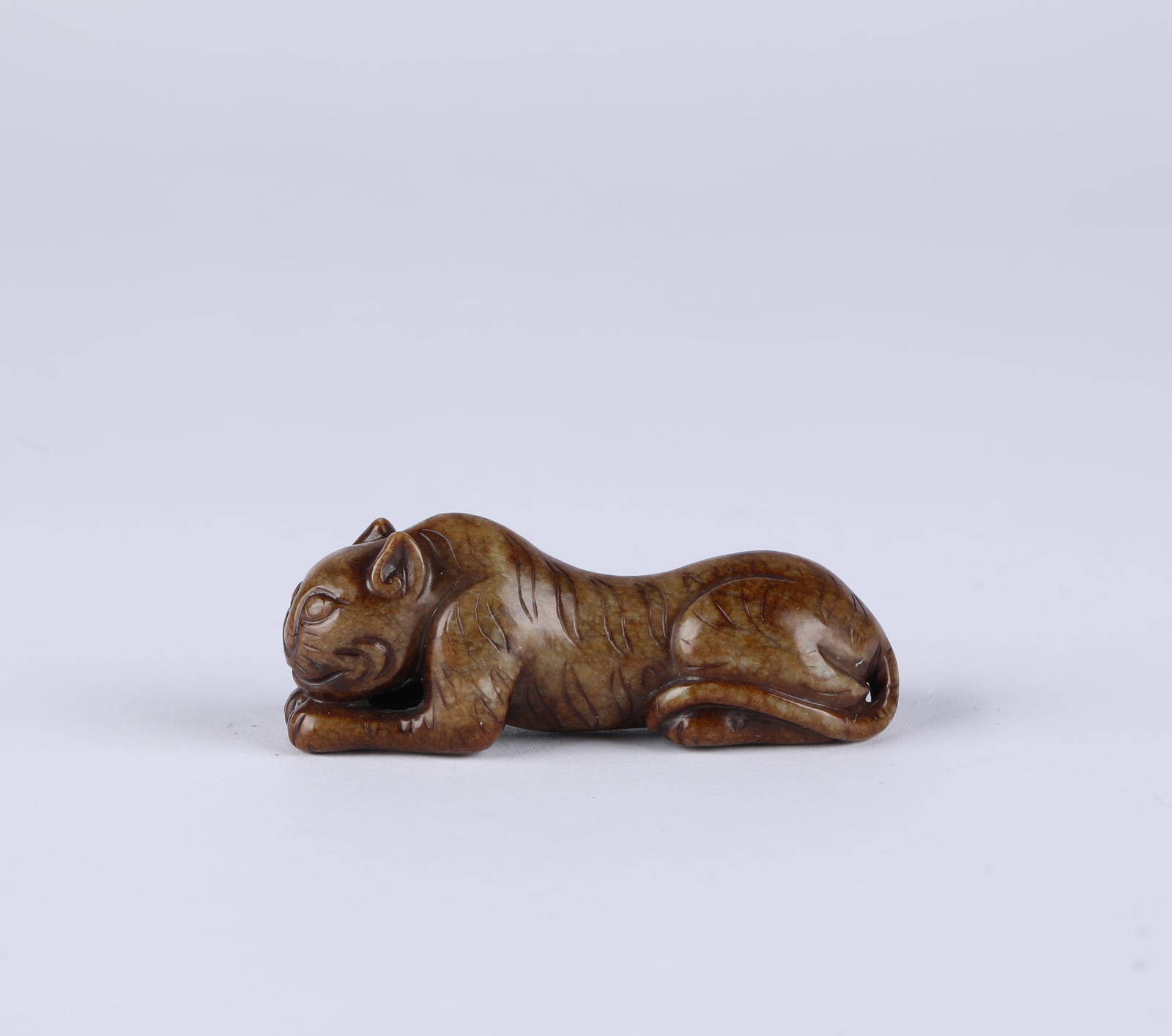Ancient Chinese Jade Tiger, Tang And Song Auction