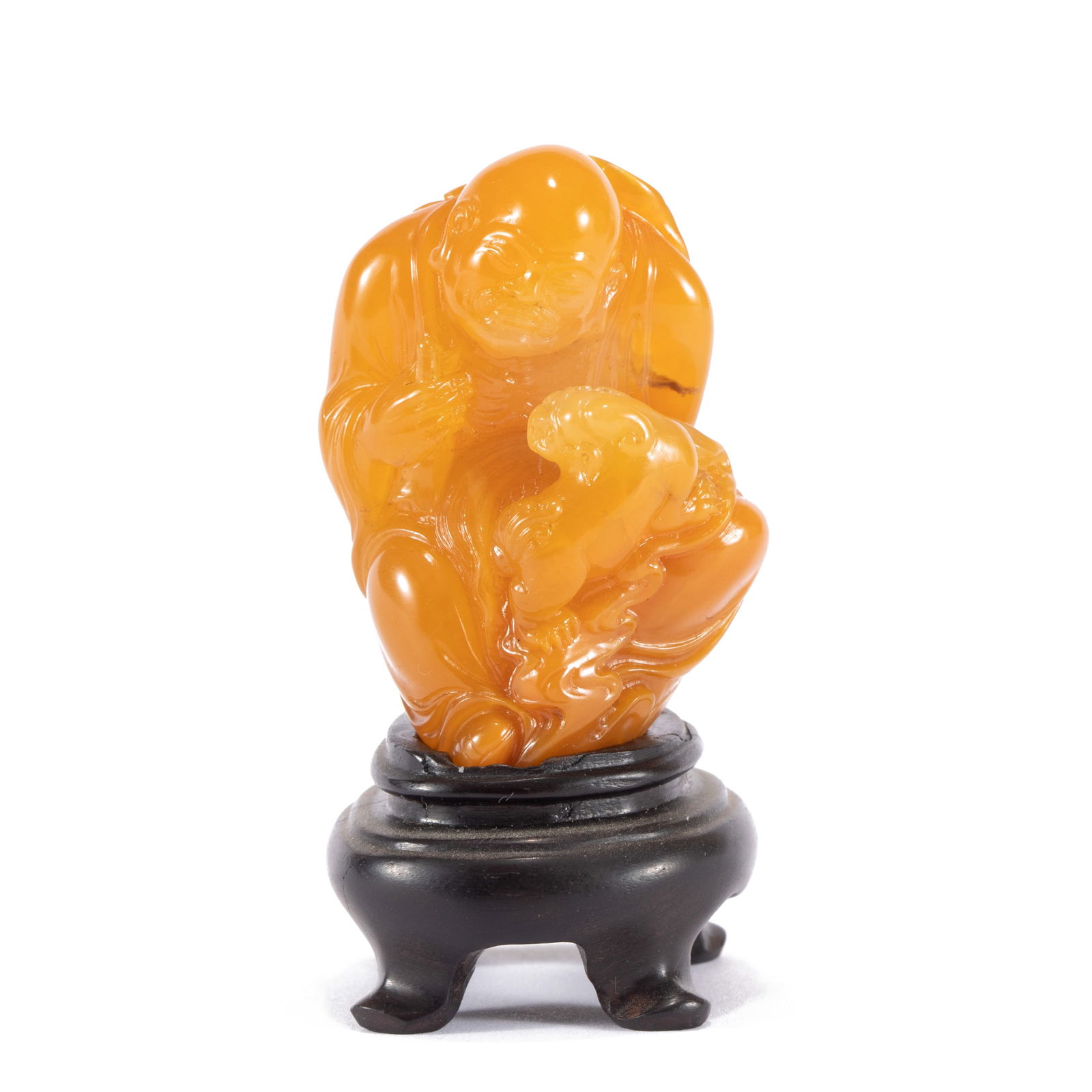 A Chinese Soapstone Luohan Buddha Auction A Chinese Soapstone Luohan Buddha Auction