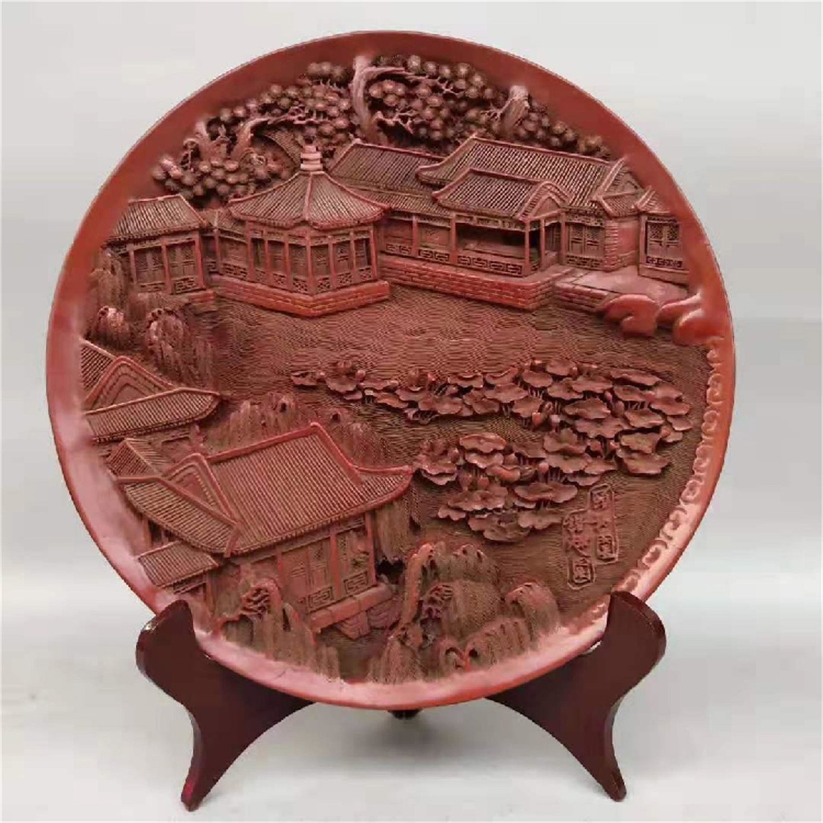 A Chinese Carved Tixi Lacquer Table Screen - Jul 02, 2020 | Annabels ...