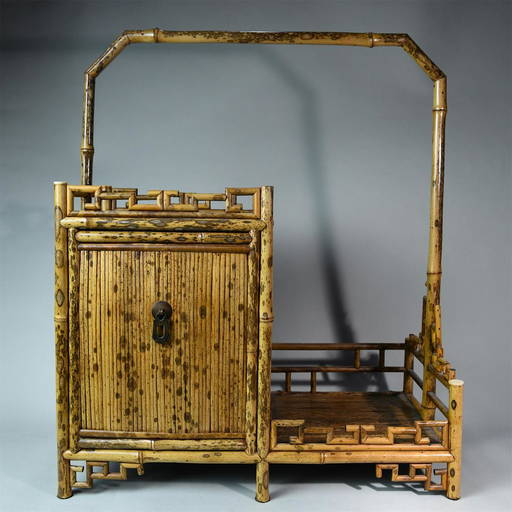 A Chinese Carved Bamboo Box with Handle (#0091) on May 19, 2022 ...