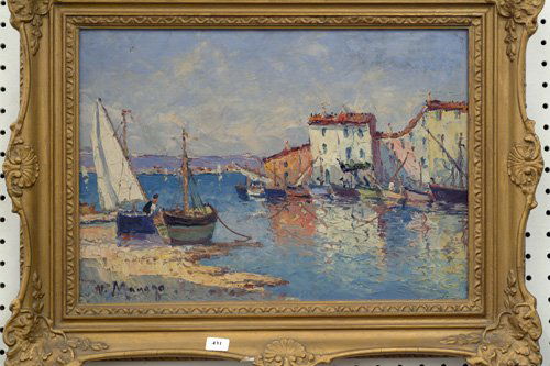 Vincent Manago (1880 1936), Les Martiques, Oil O