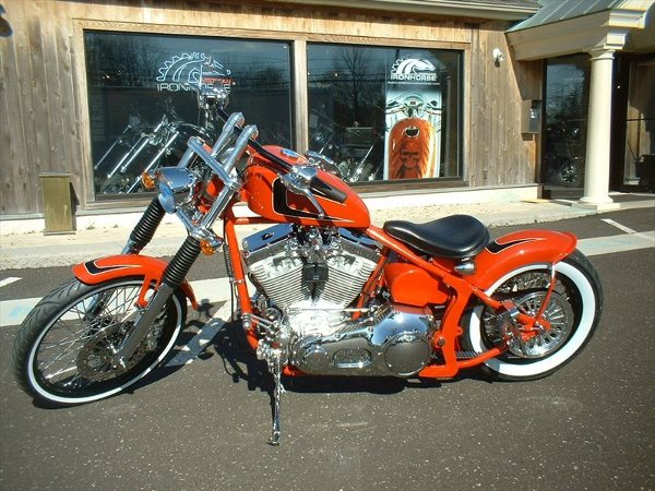 4029: 2006 Proper Chopper Bobber Softail - Red