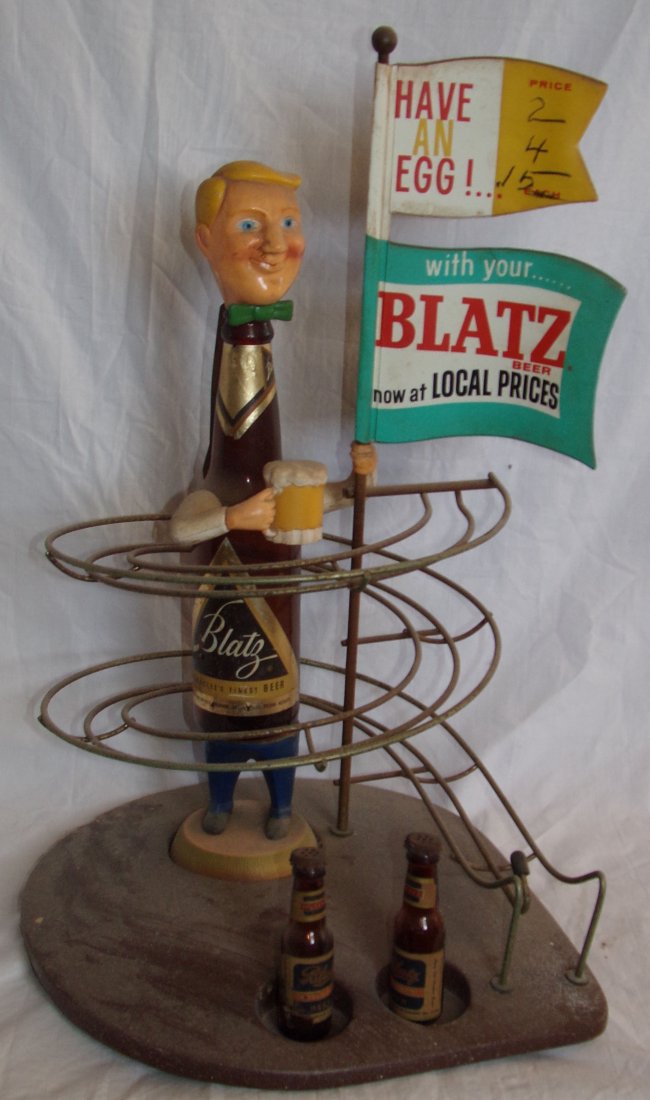 Blatz Beer Back Bar Statue