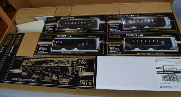 K Line K 1820 Reading Classic Mining Train Set