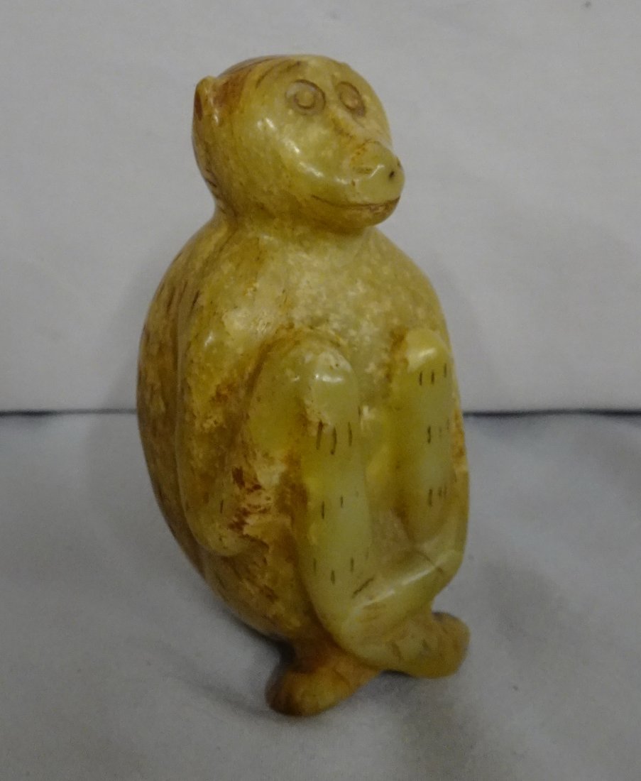 CHINESE JADE SEATED MONKEY - Feb 23, 2020 | Prestige Auction House LLC ...