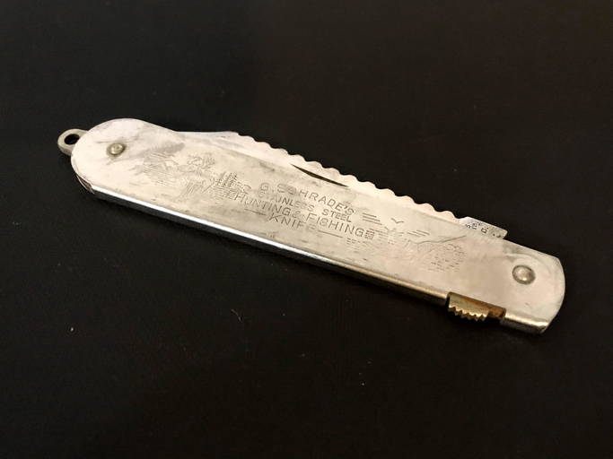 Vintage George Geo. Schrade Fishing Knife