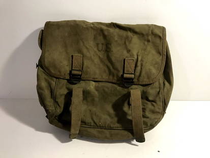Wwii 1943 Usmc Marines Musette Bag Backpack