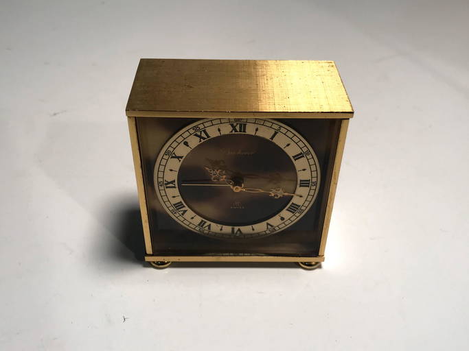 Vintage Bucherer Pocket Travel Alarm Clock