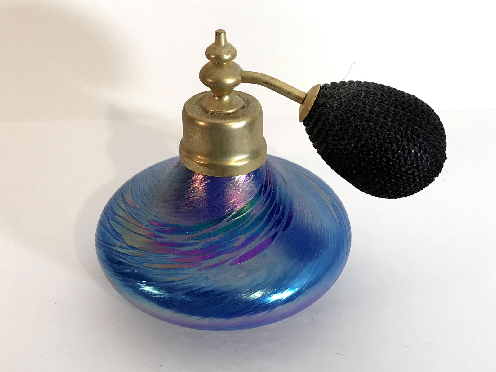 Vintage Blue Perfume Spray Bottle