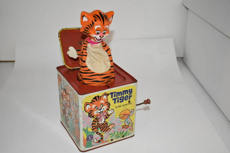 Vintage 1968 Mattel Timmy Tiger in the music box Jack - Feb 27, 2022 ...
