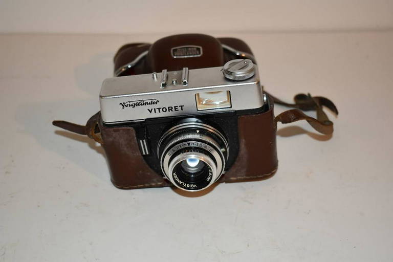 Vintage Voigtlander 2.8 50mm color-lanthar Lens Vitoret L 35mm Film ...