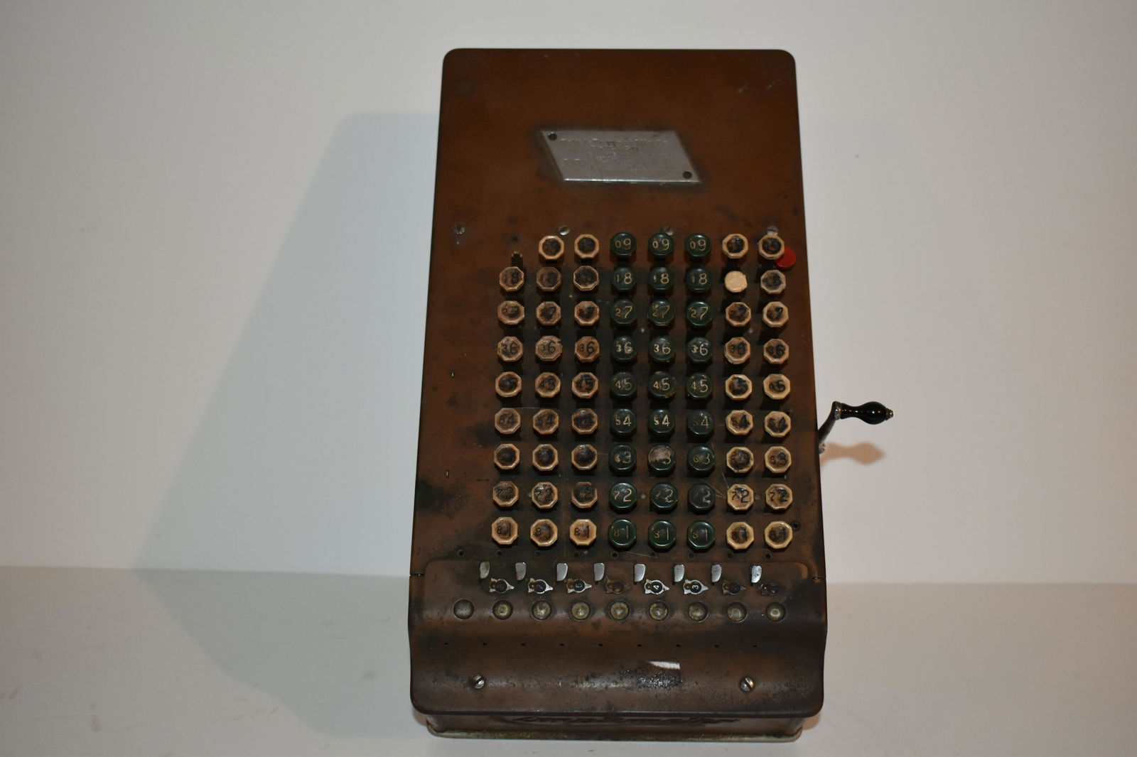 Vintage Comptometer Adding Calculator Machine Felt & Tarrant MJG Co ...