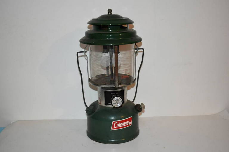 Vintage Coleman Two Mantle Lantern Dated 73