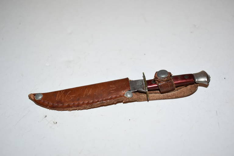 Vintage Colonial, Cub Hunter, Small Bowie, Hunting Knife, Usa