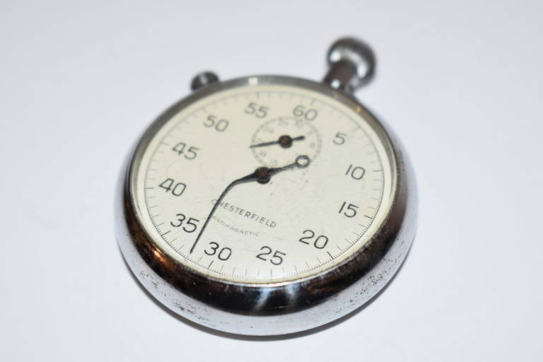 Vintage Chesterfield Swiss Made Mechanical Wind Up Pocket Stopwatch ...