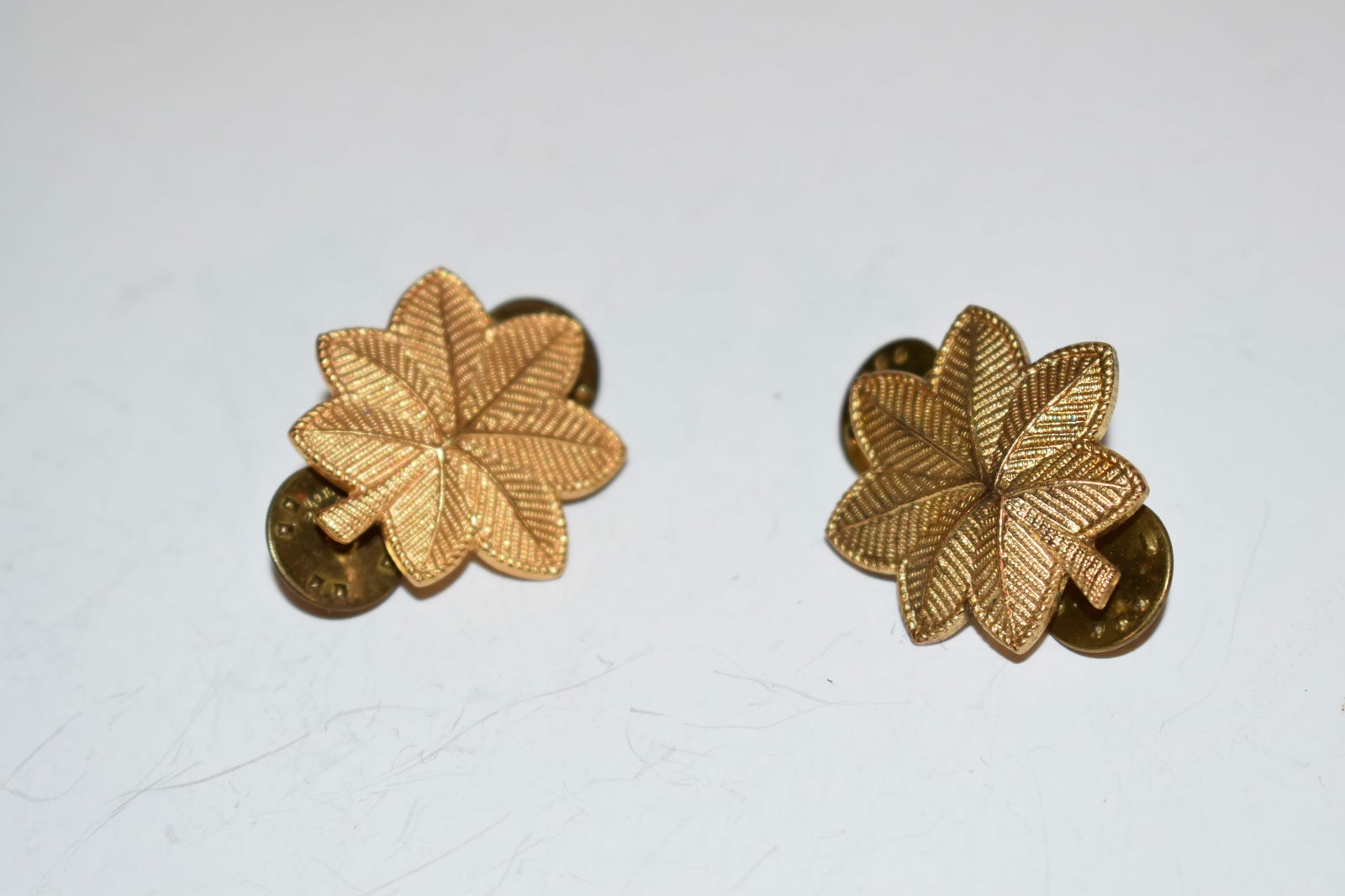 Ww2 Us Army Military Lt Lieutenant Colonel Collar Rank Insignia Pair ...