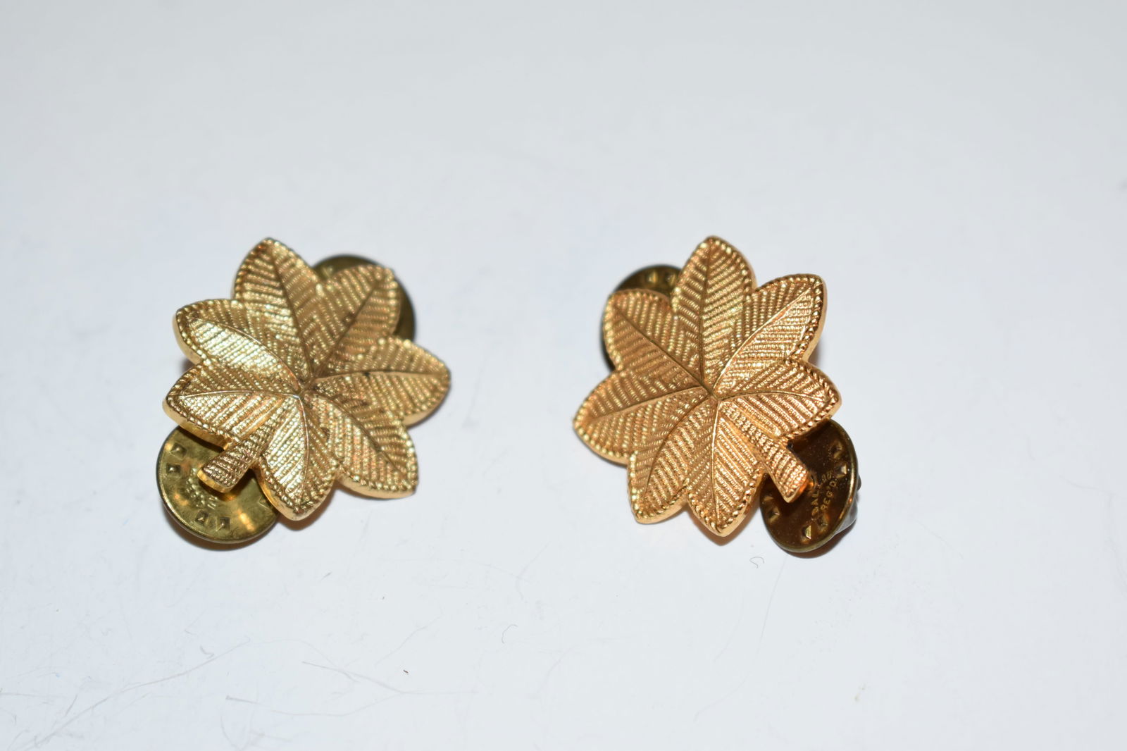 Ww2 Us Army Military Lt Lieutenant Colonel Collar Rank Insignia Pair ...