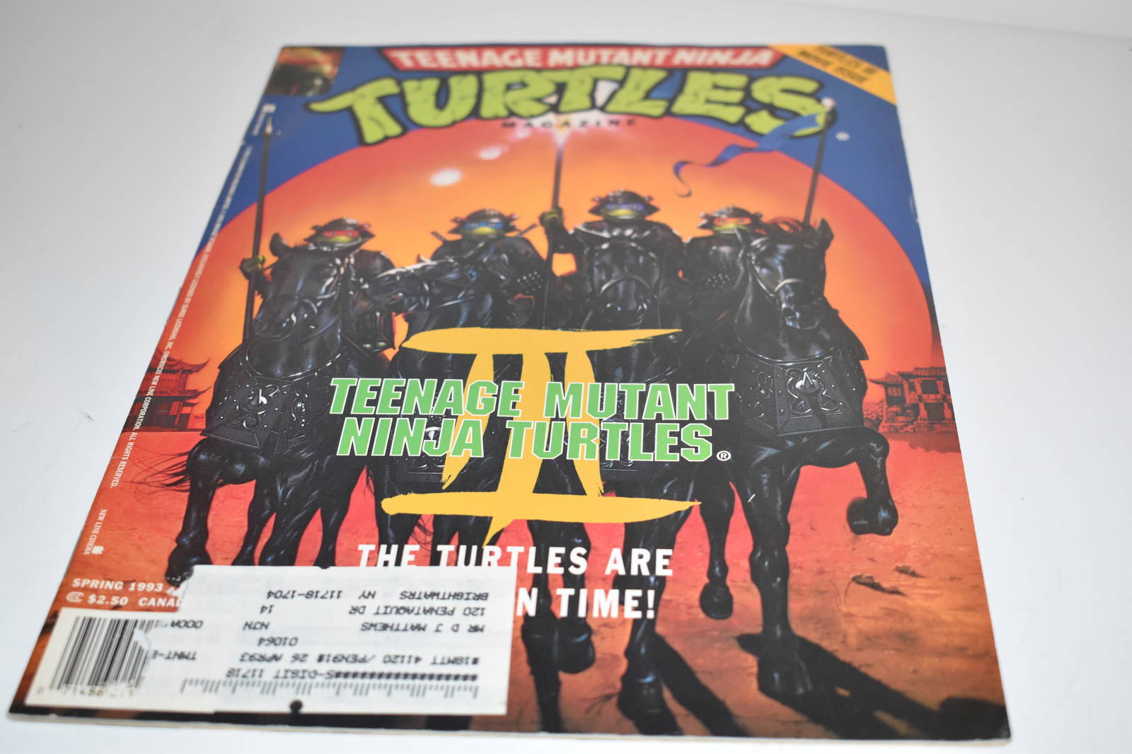 Teenage Mutant Ninja Turtles Magazine Auction