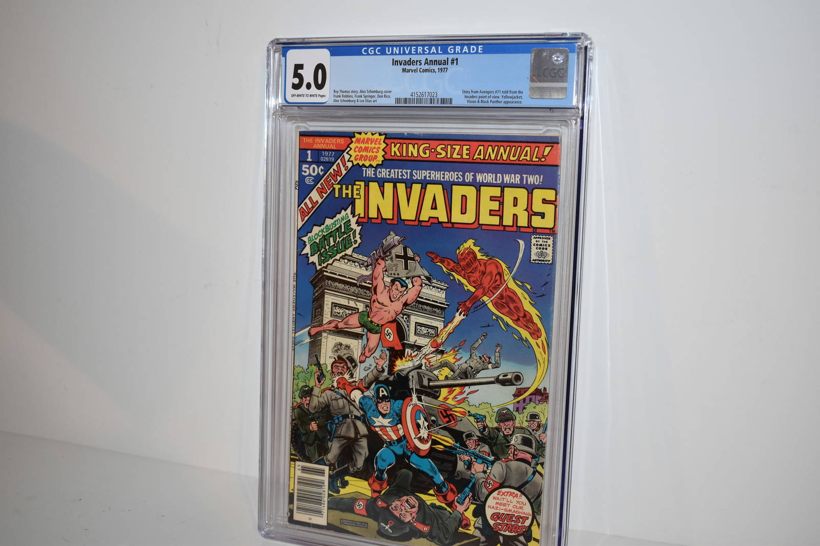 The Invaders King-size Annual 1 - 1977 5.0 Vision And Black Panther App ...