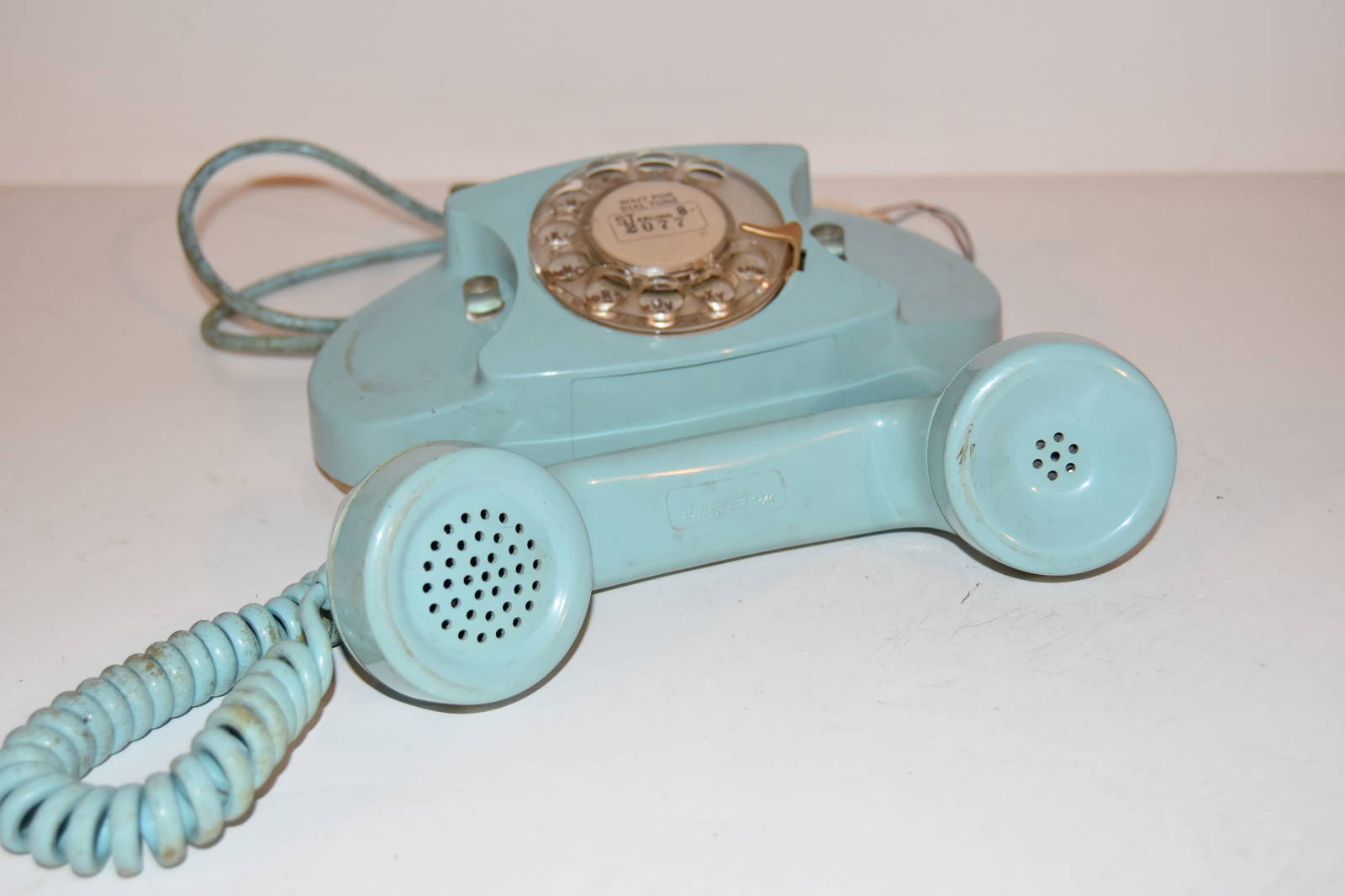 Vintage Princess Telephone Rotary Dial Aqua Blue 701b Bell System ...
