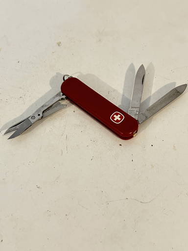 Vtg Swiss Army Knife Wenger Switzerland Scissors Toothpick Scissors