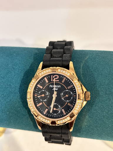 Armitron Now Women Gold Tone Vintage Watch Works