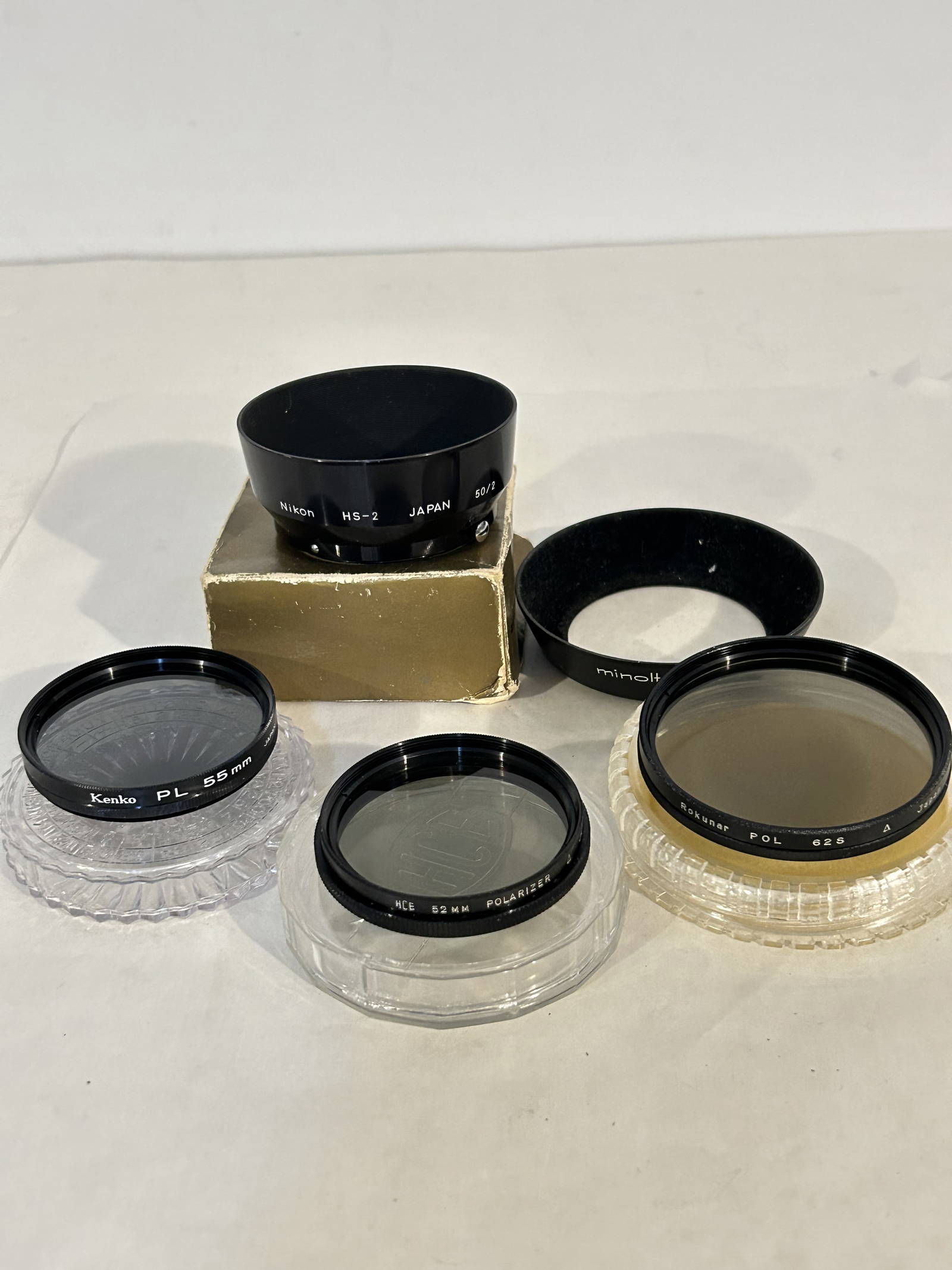 Vintage Camera Filters & Lens Hoods Auction