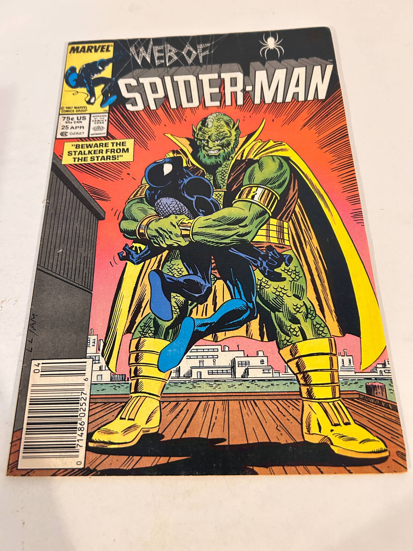 Vintage Comic Book Web Of Spider-man # 25 Auction