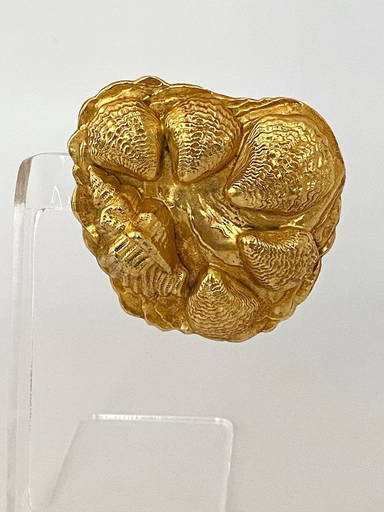 Vintage Dominique Aurientis Paris Shell Runway Brooch