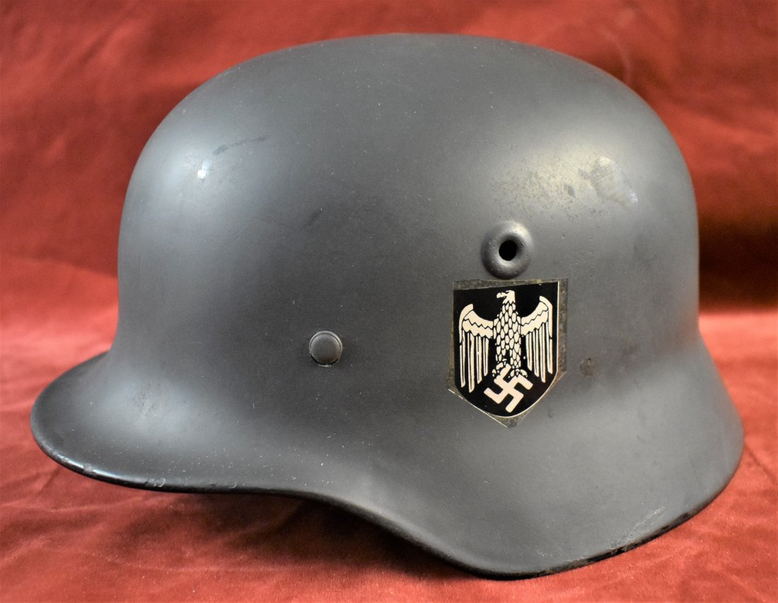 German WWII Stahlhelm helmet - Oct 02, 2022 | Collect History in ...