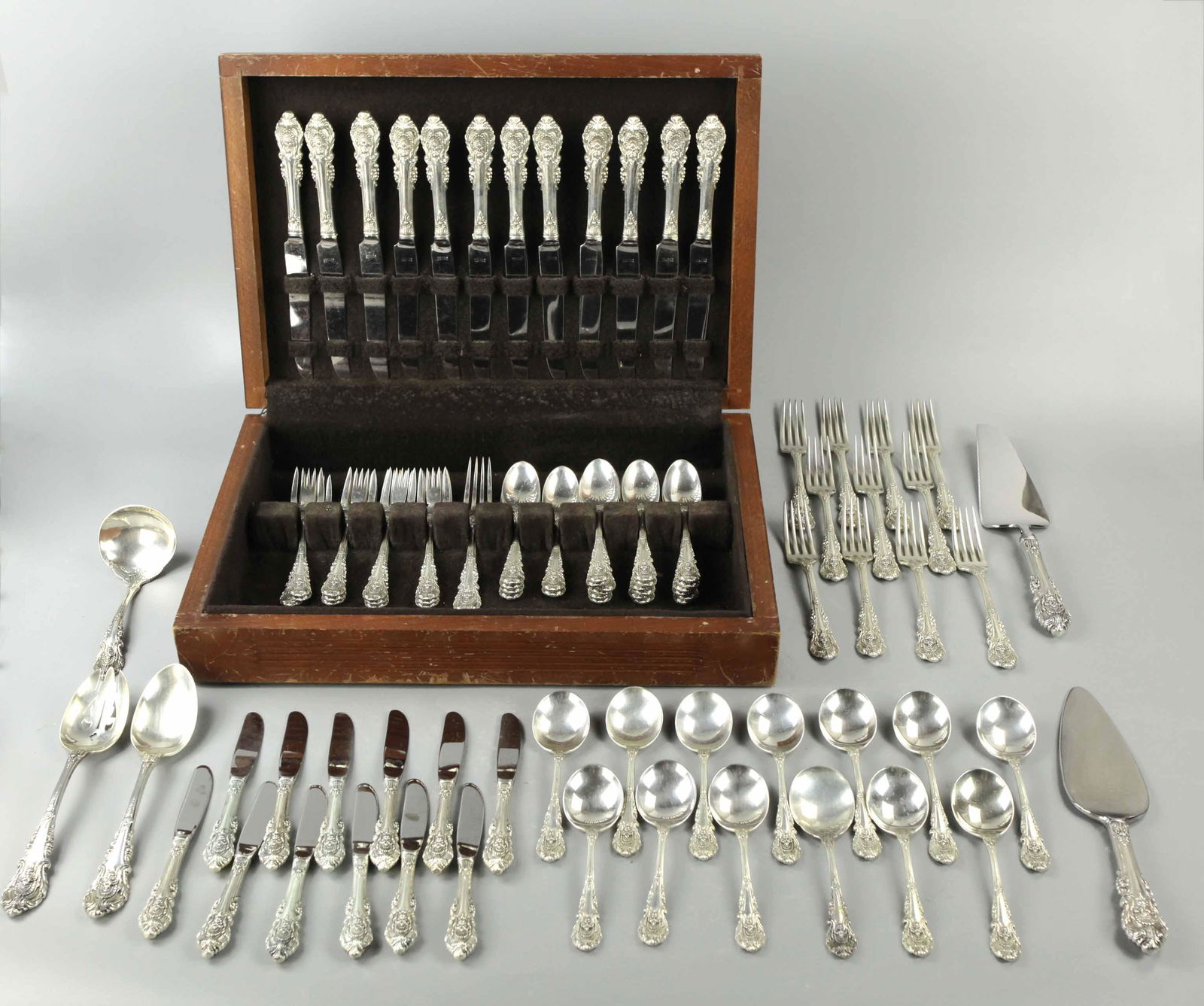 Sir Christopher By Sterling Silver Flatware Set