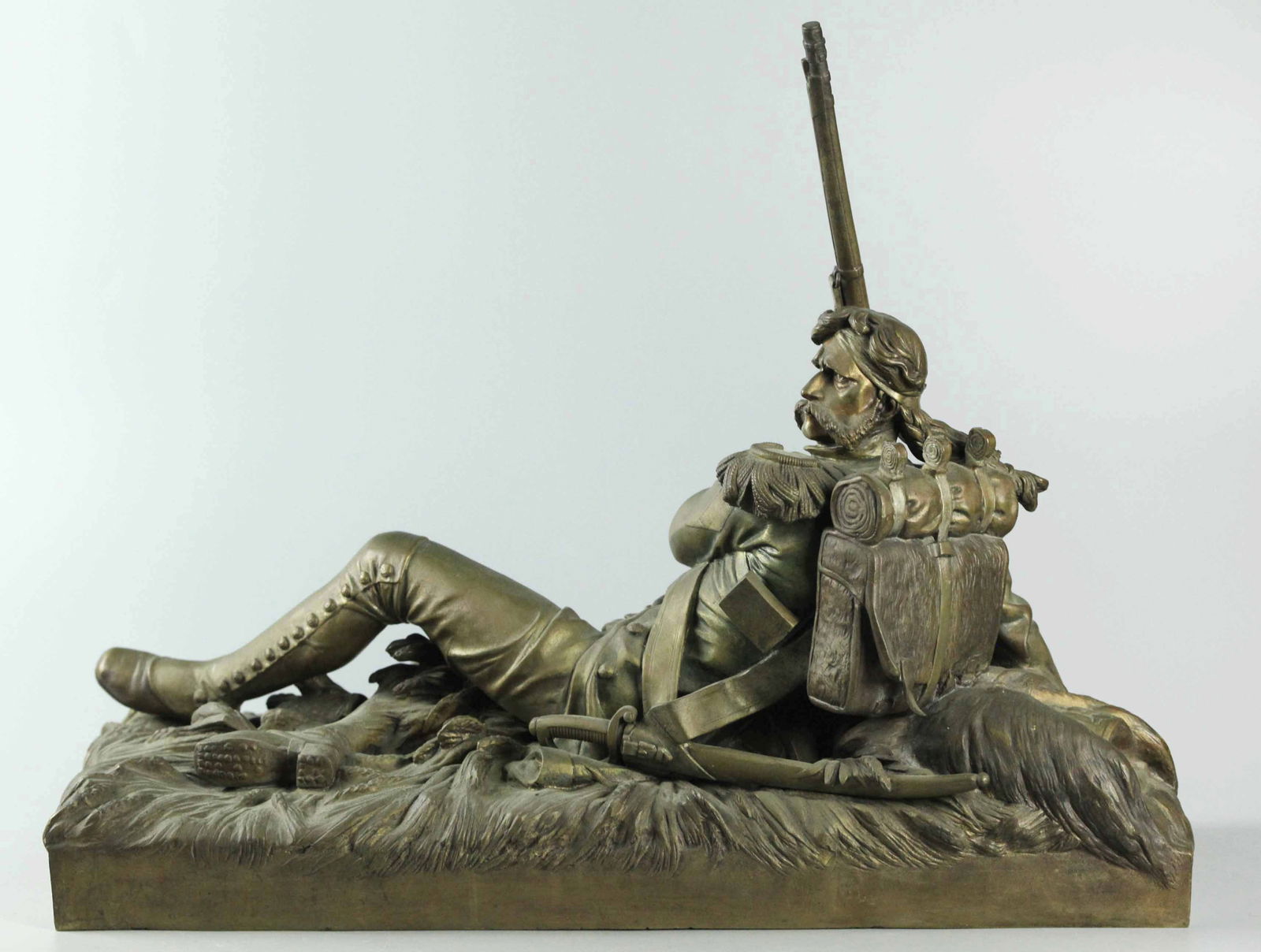 19th Century Bronze Sculpture Of La Garde Meurt Et Ne Se Rend Pas By ...