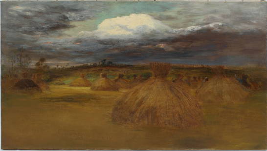 American School, Landscape With Haystack