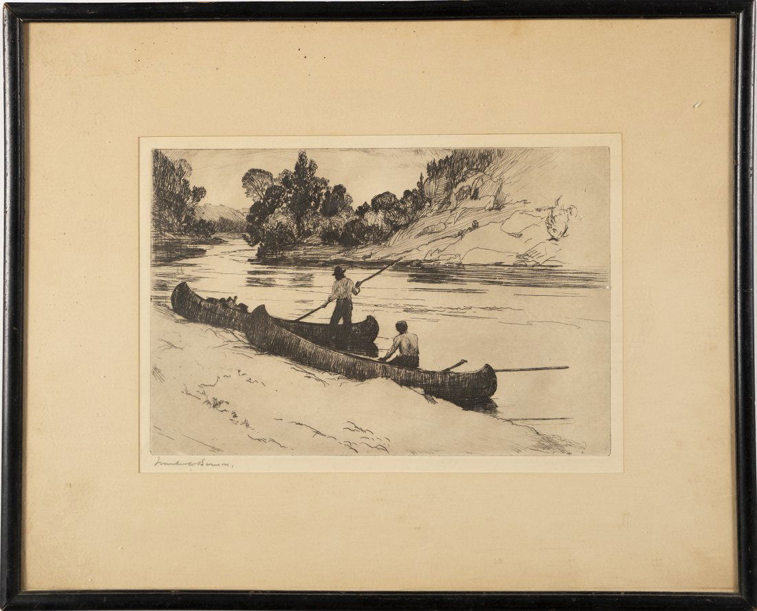 Frank Weston Benson Signed Original Etching