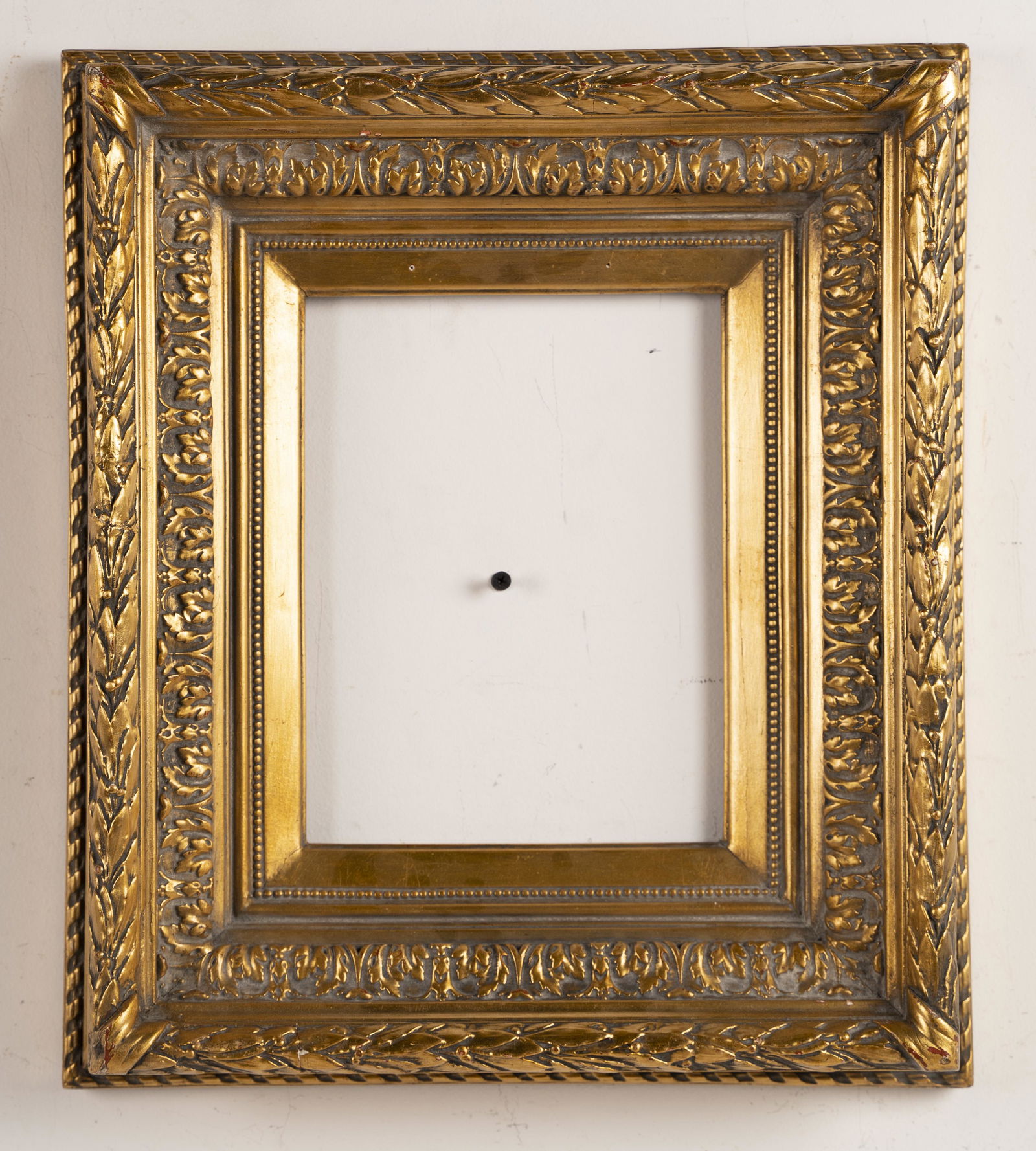 Antique American Impressionist Wide Giltwood Oil Frame