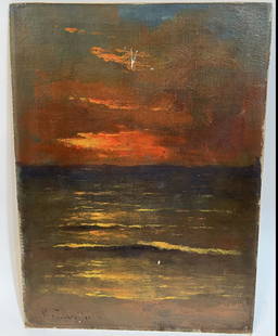 Karl Neumann Seascape Painting