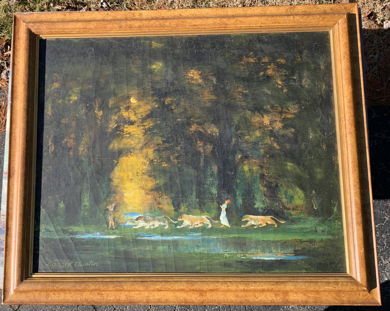 Important American Oregon, New York Artist Exhibited Darrel Austin Oil ...
