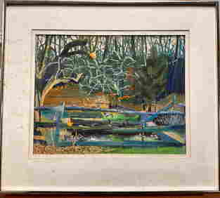 Artist Signed Pastel