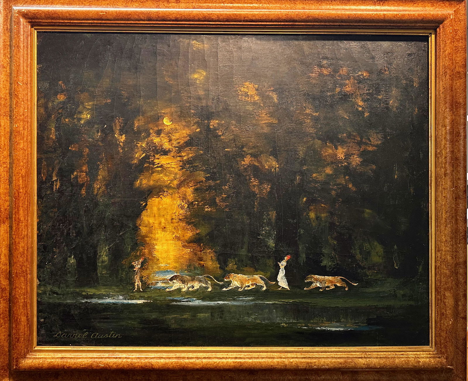 Important Museum Quality Exhibited Darrel Austin Oil Painting Signed