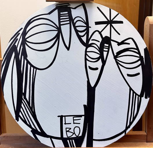 David Lebatard Lebo Lazy Susan Mixed Media