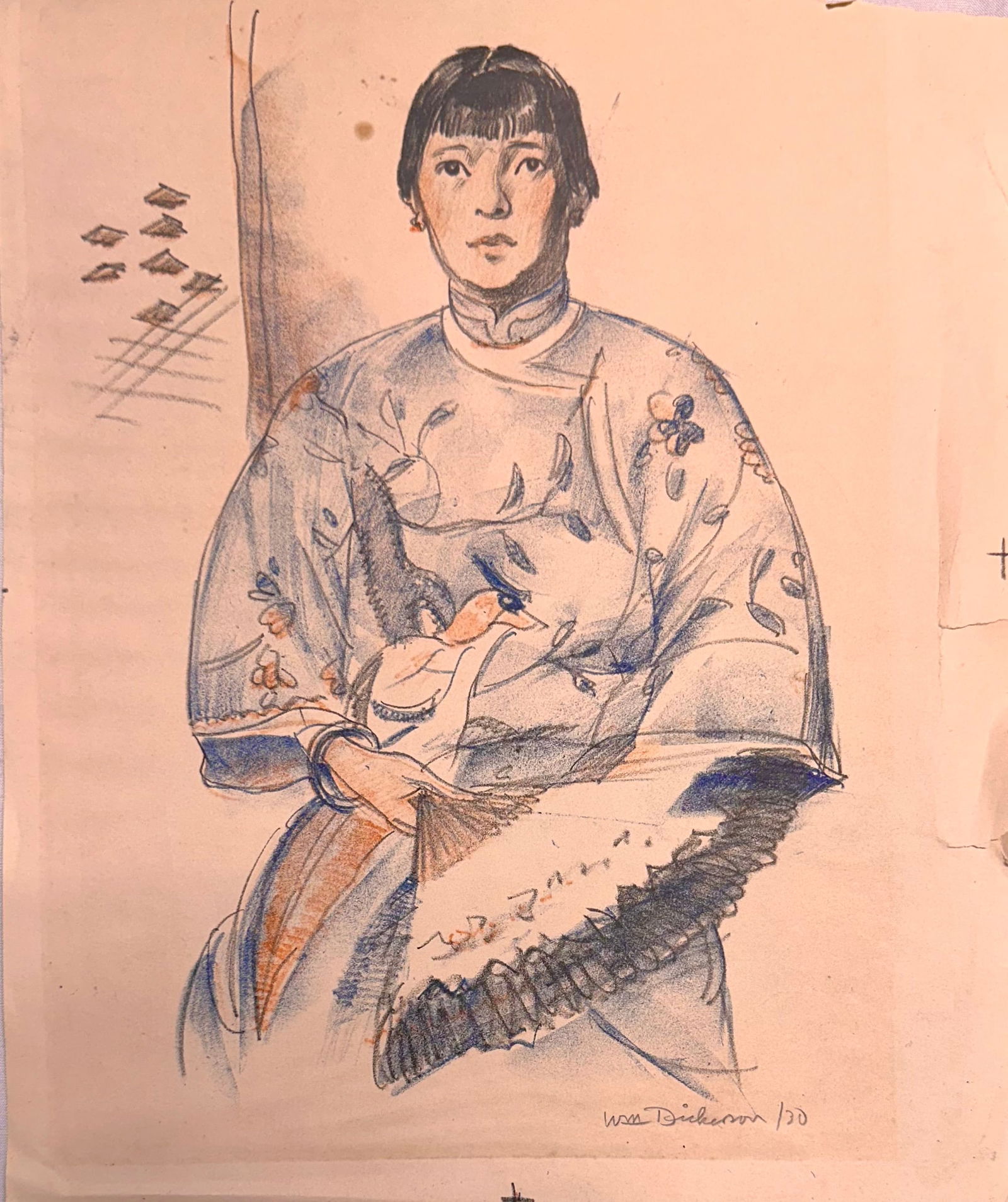 William Stirling Dickinson Chicago Illinois Artist Colored Lithograph ...