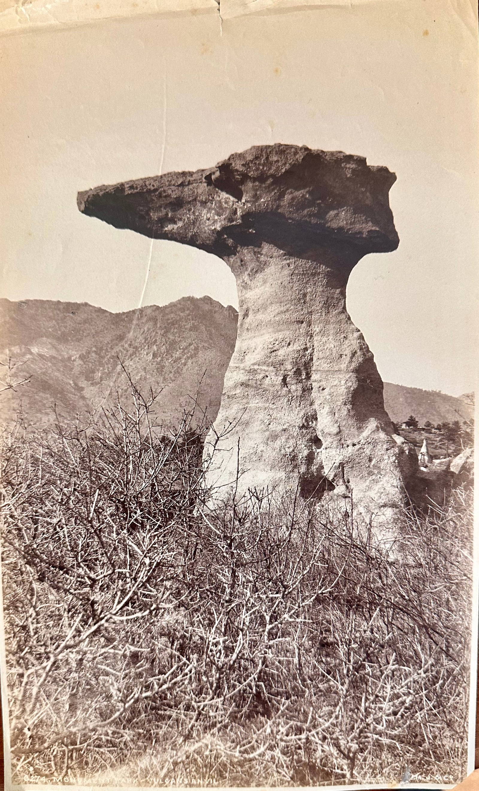 Henry Hamilton Bennett Vintage Albumen Photograph Monument Park, Vulcan ...