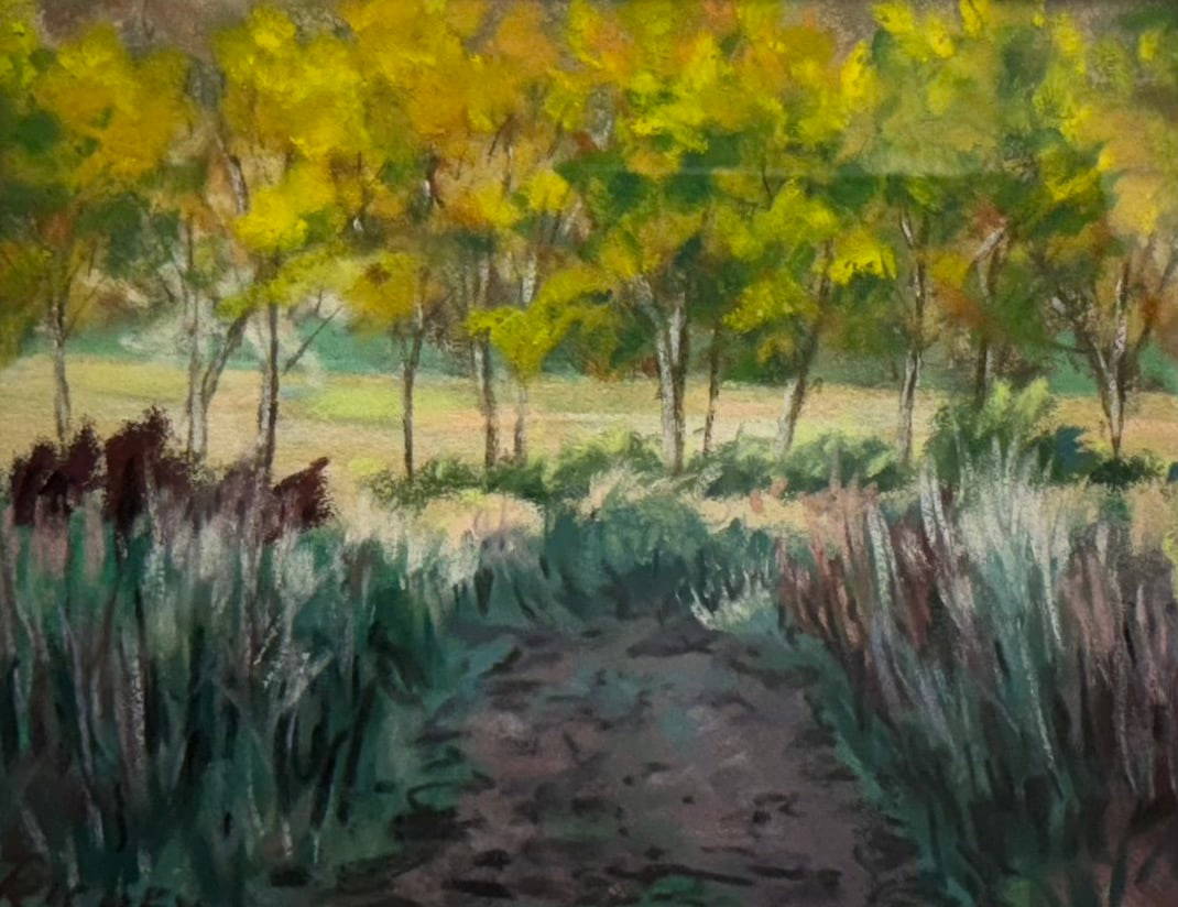 Vintage American School Pennsylvania Impressionist Pastel Bob Richey ...