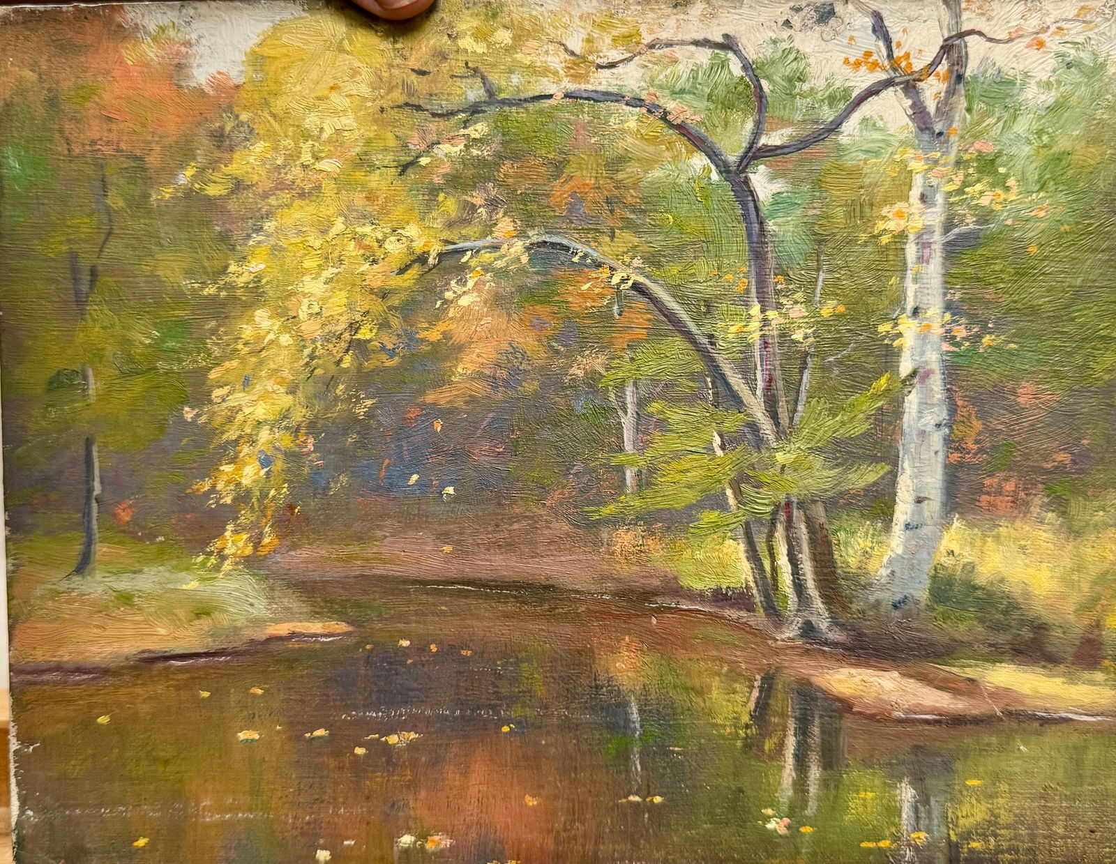Antique American School Impressionist New Hyork Artist C H Sherman Oil ...