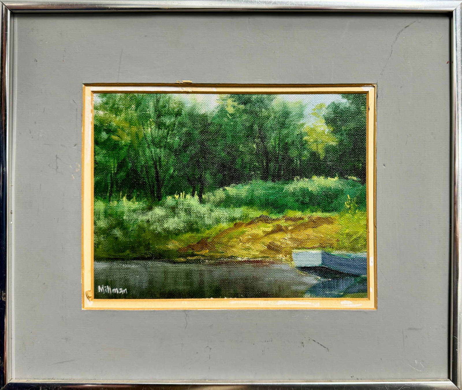 Vintage American School Impressionist Florida Artist Max Millman Oil ...