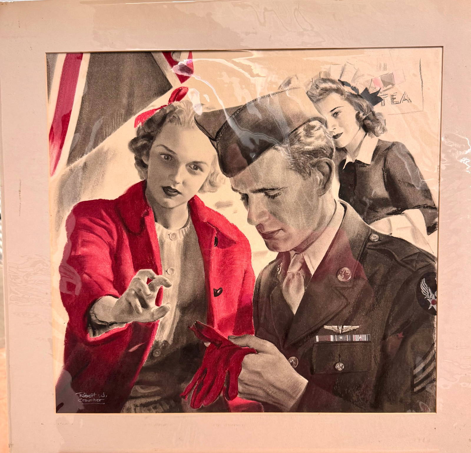 Vintage Saturday Evening Post American Illustration Robert Crowther Pennsylvania Artist Original ...