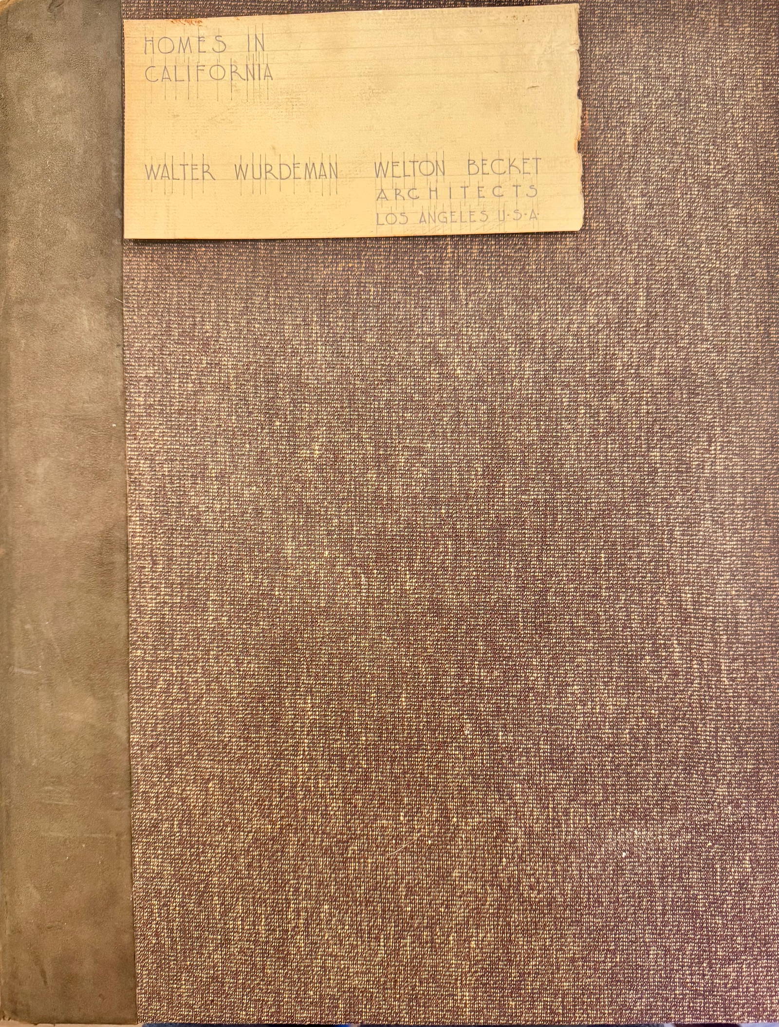 Rare Fred R. Dapprich 1940's Houses Of California 15 Photos Welton ...